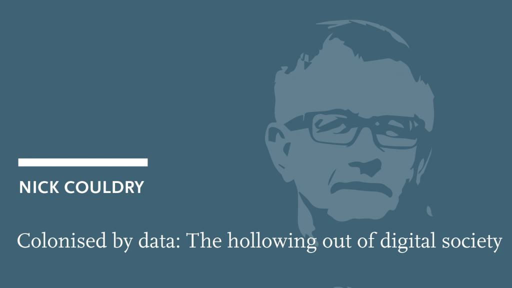 Nick Couldry: Datenkolonialismus – die Aushöhlung der digitalen Gesellschaft – HIIG